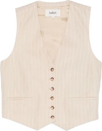 BA&SH Patsy Weste - Nude