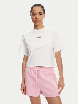 Hunter T-Shirt Abby HARW0059251 Wei&szlig; Boxy Fit