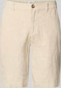 Casual Friday Leinen Shorts mit Eingrifftaschen Modell PANDRUP