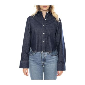 Elvine Norie Shirt - - Blouses & Shirts - Damen - Blau - XS