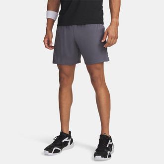 Under Armour Tech Vent Shorts f&uuml;r Herren, 18 cm Castlerock / Castlerock / Wei&szlig; XXL