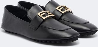 Fendi Mocassins Tube en cuir