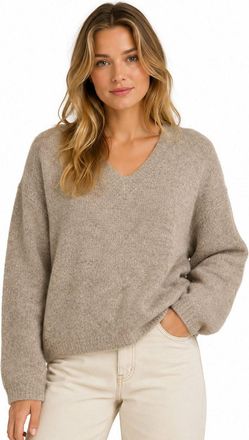 Vila V-Ausschnitt-Pullover VIMARLEY L/S V-NECK KNIT PULLOVER