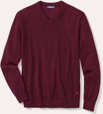 Walbusch V-Ausschnitt-Pullover Herren Merino V-Ausschnitt-Pullover extrafein, pflegeleicht