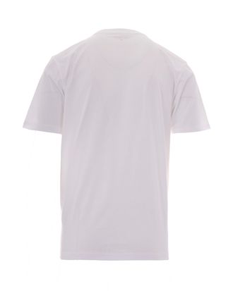 Carhartt Work in Progress Mens Crew Neck T-Shirt Small Heart White-Red Organic Cotton Single Jersey T-Shirts White/red And Polos