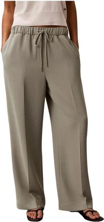 Calvin Klein Femme, Pantalons, Beige, Taille: 42 FR Pez Shadow Casual Twill Pant