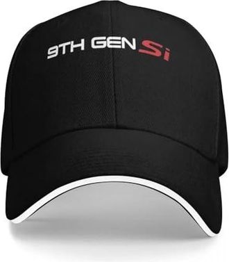 Generic Casquette pour Hommes, Casquette de Baseball pour Hommes de 9e g&eacute;n&eacute;ration Classique Japonaise Civic Si Hat Cap, Casquette de Baseball pour Hommes