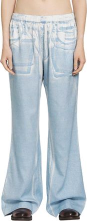 Acne Studios Printed Wide Leg Trousers