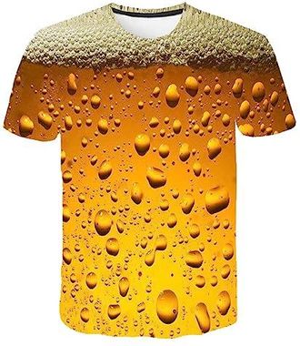 QWUVEDS Tenue de fête de la bière pour homme 2 pièces T-shirt à manches courtes + short pour homme Ensemble haut et short pour homme Tenue dété à manches cour