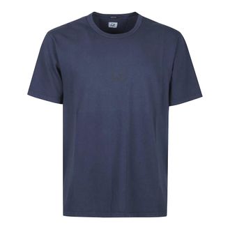 C.P. Company C.p. Company, Homme, Tops, Bleu, Taille: XL T-Shirt en jersey 20/1