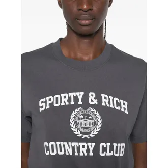 Sporty & Rich Country Club T-Shirt - Gray