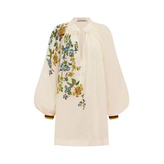 Alemais Relaxed Mini Dress - - Dresses - Damen - Beige - XS