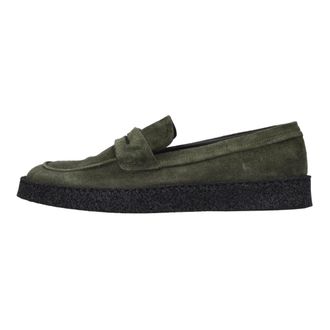 Pantanetti Wildleder-Loafer - - Shoes - Herren - Gr&uuml;n - 42 EU