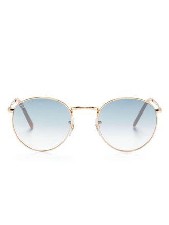Ray-Ban lunettes de soleil rondes New Round - Or