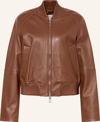 Sportmax Sportmax Lederjacke Amour braun