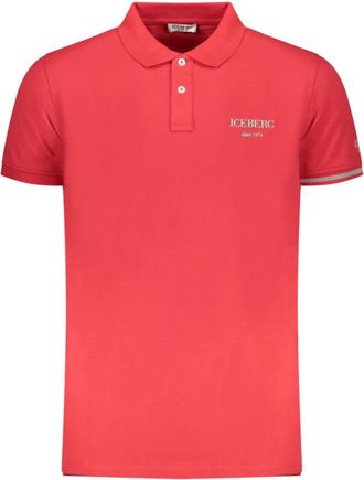 Iceberg Kurz&auml;rmeliges Poloshirt - - Tops - Herren - Rot - M