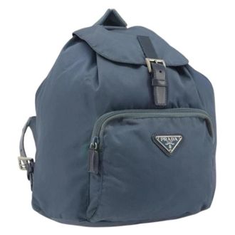 Prada Pre-owned Vintage Backpack - - Pre-owned - Damen - Blau - ONE SIZE
