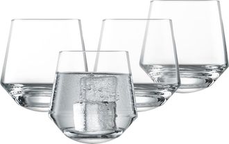 Schott Zwiesel Dancing Tumbler Bar Special (4er-Set), Cocktailglas mit Rundboden, spülmaschinenfeste Tritan-Kristallgläser, Made in Germany (Art.-Nr. 123629)