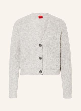 HUGO BOSS Hugo Strickjacke Sarendie grau