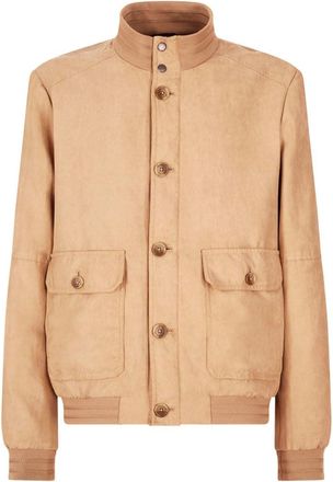 Geox Mens M BLAINEY Bomber Jacket, Nougat, 46