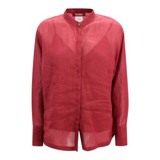 Max Mara Damen, Blusen & Hemden, Rot, SGr&ouml;&szlig;e