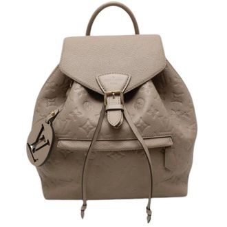 Louis Vuitton Sac &agrave; dos Pre-owned Vintage Monogram Empreinte - Femme - Pre-owned - Beige - Taille: ONE Size