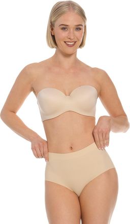 Magic Bodyfashion Shapingslip MAGIC BODYFASHION, Damen, Gr. 4XL, latte, Microfaser, Obermaterial: 54% Polyamid, 46% Elasthan, k&ouml;rpernah, Unterhosen