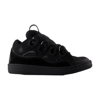 Lanvin Womens Curb Sneakers - Lanvin Synthetic Black Shoes