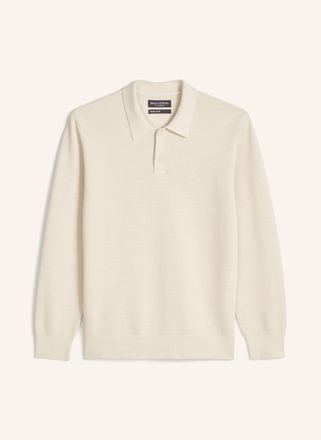 Marc O'Polo Marc Opolo Strick-Poloshirt grau