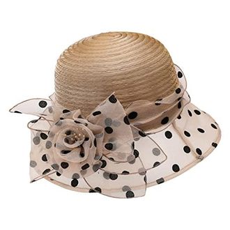 Generic Bonnet tricot&eacute; pour femme - Chapeau de vacances - Chapeau de plage - Chapeau de soleil - 3 filles, kaki, taille unique