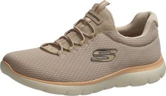 Skechers Summits Summer Blush 150268 Baskets de sport pour femme en TPE v&eacute;g&eacute;talien, taupe, 43 EU