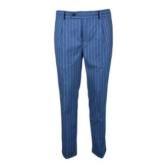 Daniele Alessandrini Graue Stylische Hose mit Polyester-Mix - - Trousers - Herren - Blau - M