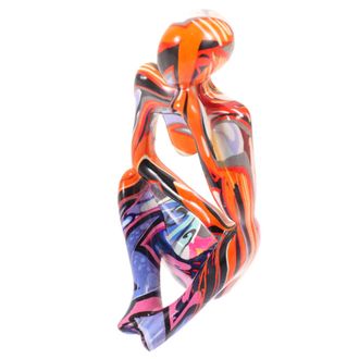 Cabilock Kreative Titelvorschl&auml;ge F&uuml;r Produkt Produkt Moderne Graffiti Denker Statue Aus Harz Abstrakte Skulptur F&uuml;r Wohnzimmer B&uuml;ro Und Schlafzimmerdekoration