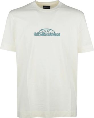 Emporio Armani Homme, Tops, Blanc, Taille: L T-Shirt