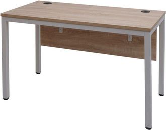 Hhg Schreibtisch 172, Bürotisch Computertisch 120x60cm natur-weiß