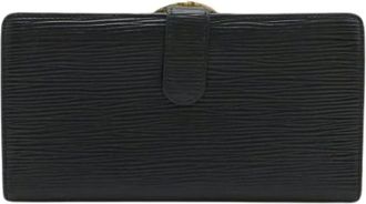 Louis Vuitton Pre-owned Epi Long Wallet - Femme - Pre-owned - Noir - Taille: ONE Size