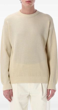 Auralee pull en maille nervurée - Tons neutres
