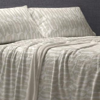 Burrito Blanco Burrito Blanco | Bettwäsche aus Nacarina | Bett von 150 bis 160 cm (+ verfügbare Größen) | Design 060 | Farbe Leinen (150-160 x 190/200 cm)