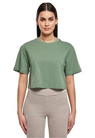 Urban Classics Ladies Short Oversize Tee, T-Shirt aux Femmes, Salvia, S