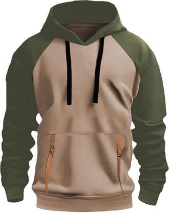 Generic Sweat &agrave; capuche l&eacute;ger uni pour homme printemps 2026 confortable avec fermeture &eacute;clair int&eacute;grale &agrave; manches longues pour entra&icirc;nement int&eacute;rieur et ext&eacute;r