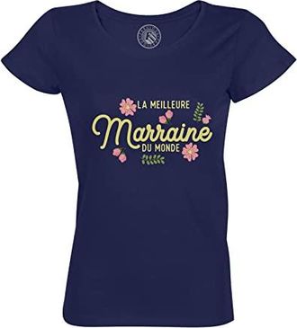Fabulous T-Shirt Femme Col Rond La Meilleure Marraine du Monde Famille Filleule