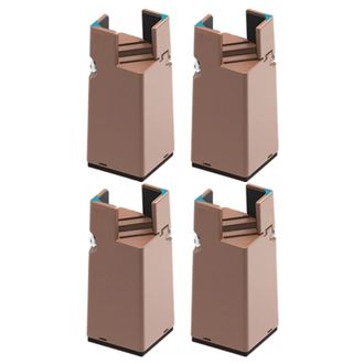 Generico Risers f&uuml;r Tischbeine, robuste M&ouml;belheber, Set mit 4 Beinaufz&uuml;gen, Stuhl- und Sofa-Aufz&uuml;gen, zur Erh&ouml;hung des Schreibtischs