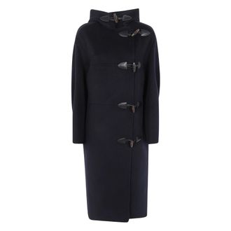 R&oacute;he Doppelseitiger Woll-Dufflecoat - - Coats - Damen - Blau - XS