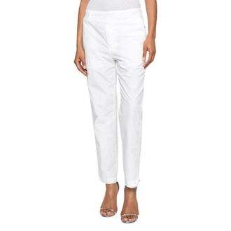 Dondup Popeline Janis Karottenhose - - Trousers - Damen - Wei&szlig; - W27