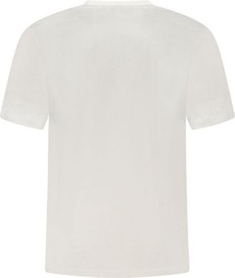 Calvin Klein Logo-Embroidered Cotton T-Shirt - White