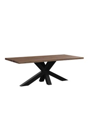 ambia GARDEN Gartentisch, Akazie, Holz, Metall, Akazie, vollmassiv, 220x76x100 cm, FSC 100%, Gartenm&ouml;bel, Gartentische, Gartentische