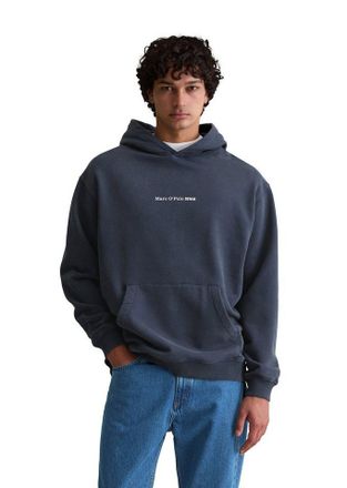 Marc O'Polo Denim Hoodie relaxed fit, K&auml;ngurutasche, Logoschriftzug
