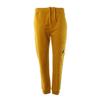 C.P. Company Diagonal Raised Fleece Sweatpants - - Trousers - Herren - Gelb - S
