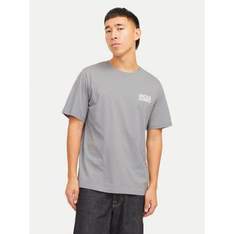 Jack & Jones Jack & Jones T-Shirt Corp Logo 12151955 Grau Standard Fit