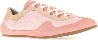 Cecilie Bahnsen Fabric and Suede Sneakers - Pink